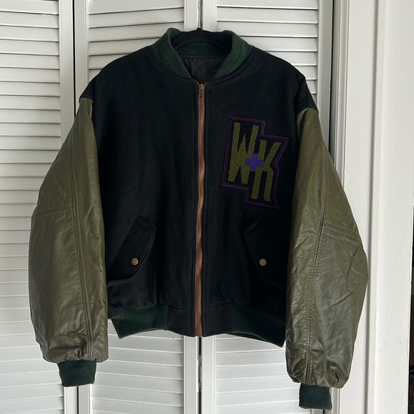 identity Inc | Jackets & Coats | Vintage Wk Varsity Letterman Jacket ...